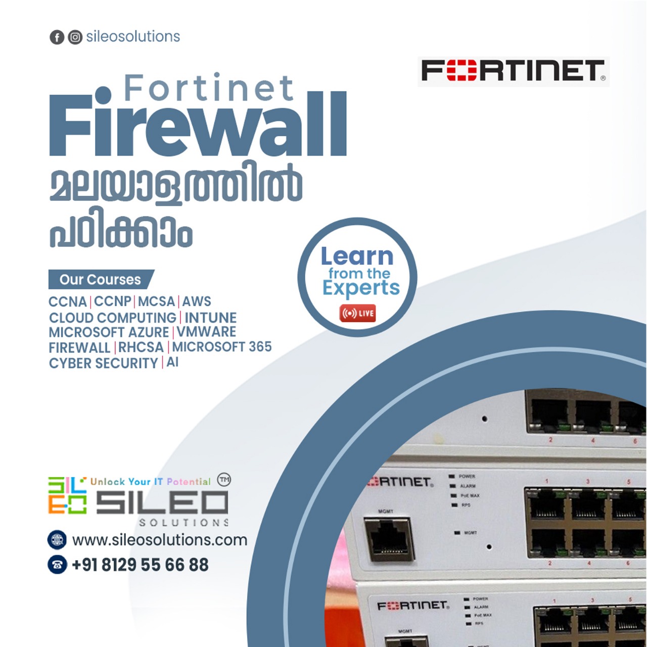Fortinet's FortiGate Next-Generation firewall Training Course in Kozhikode