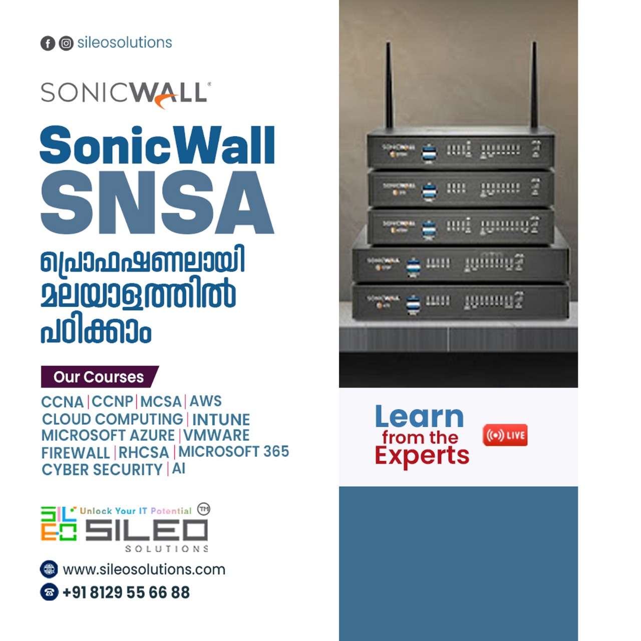 SonicWall Network Security Administrator (SNSA) - Sileo Solutions